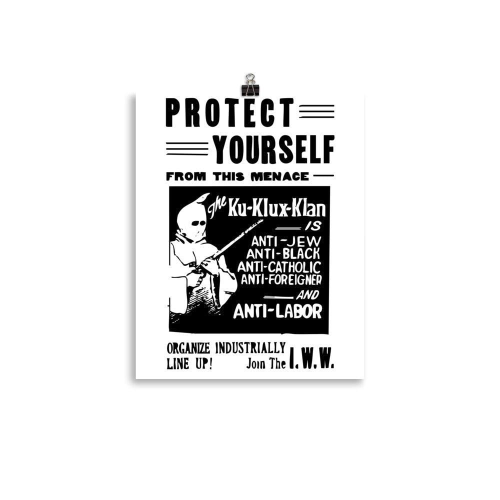 IWW Anti-Klan Poster – Working Class History | Shop